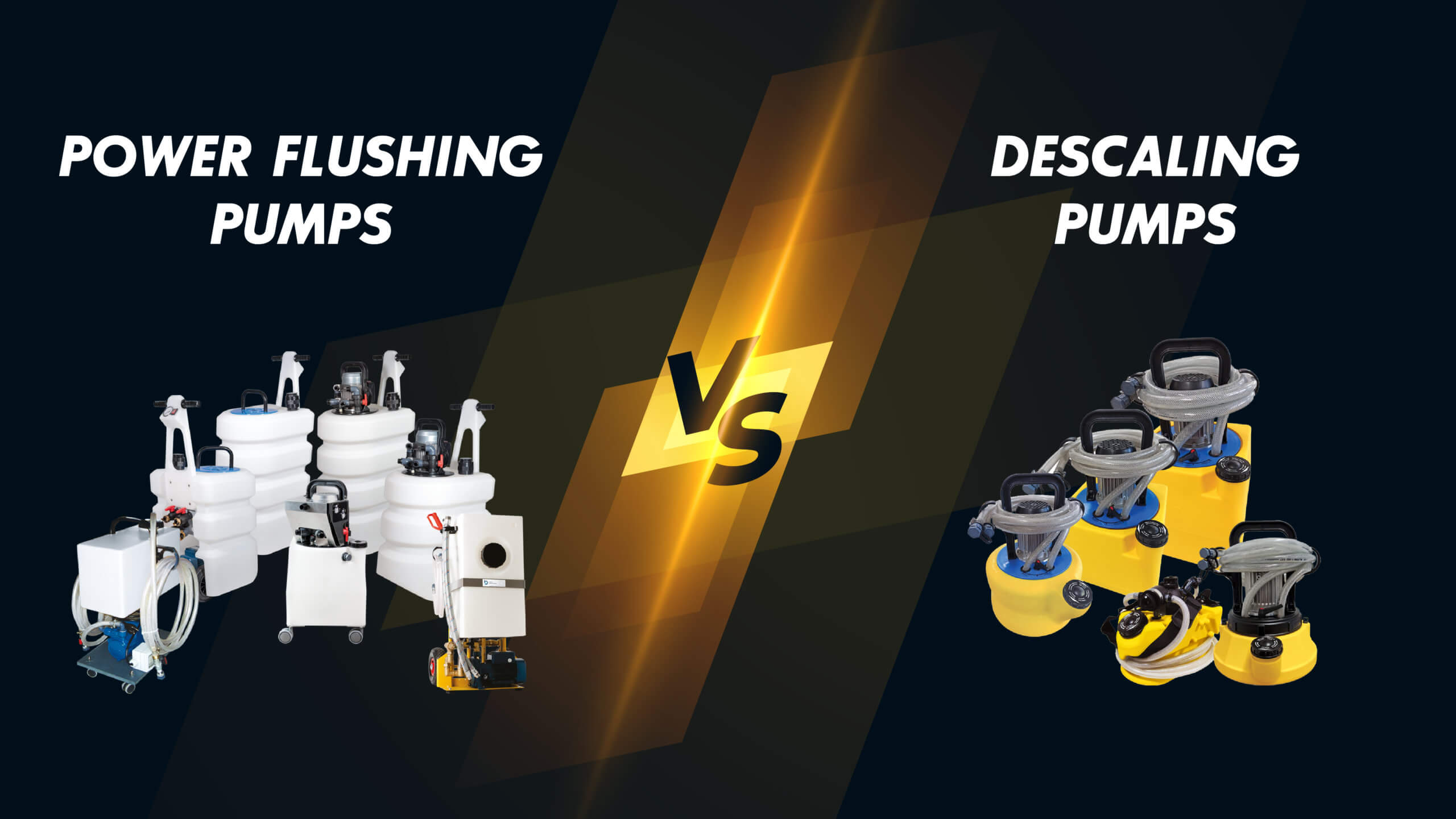 What is the difference between descaling pumps and power flushing pumps ...
